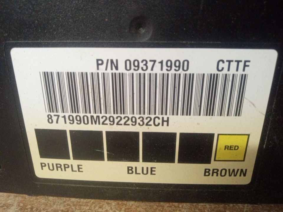 99-00 Chevrolet/ GMC Body Control Module BCM BCU Unit 09371990 CTTF | eBay