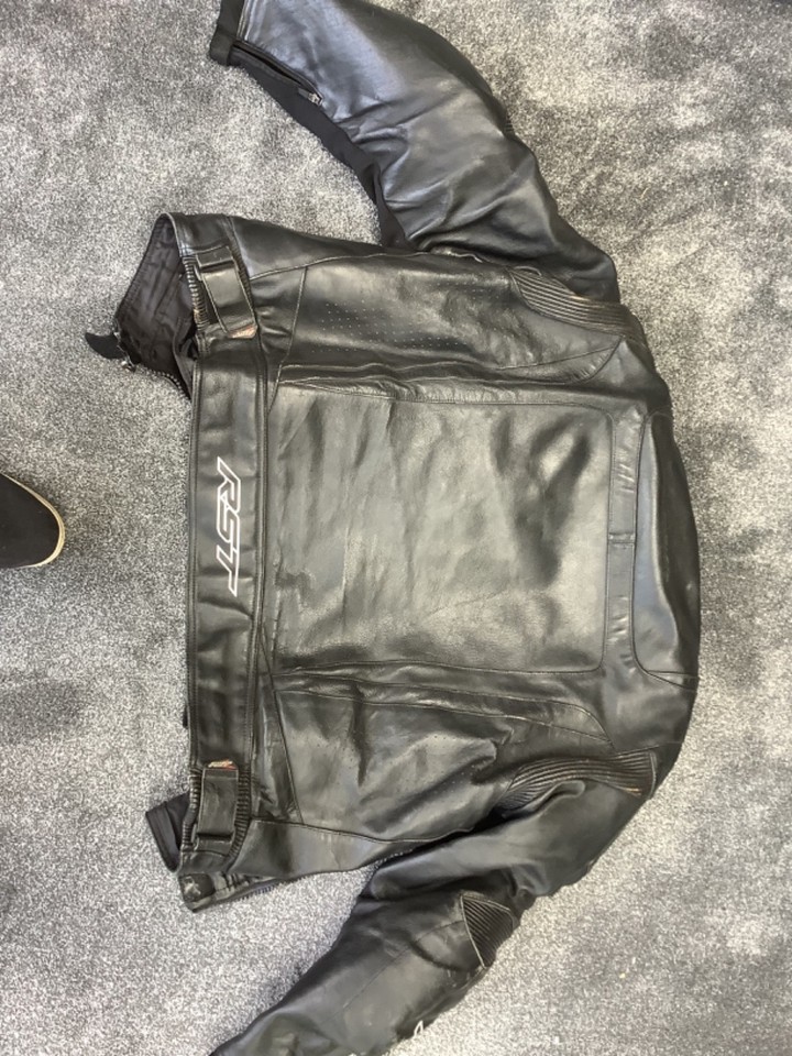 RST Blade Bikers Jacket ,Size uk56 Eur 66 used average condition, Black ...