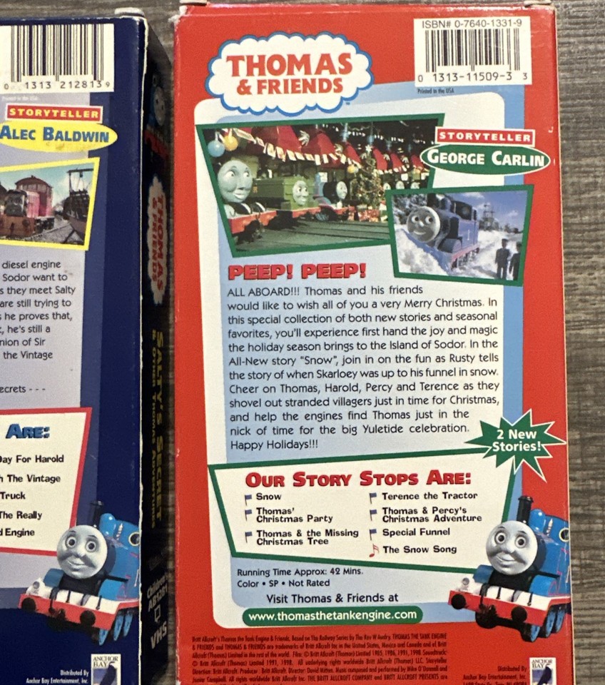 VHS Lot Thomas the Train VHS Thomas and Friends Tank Engine Vintage LOT ...