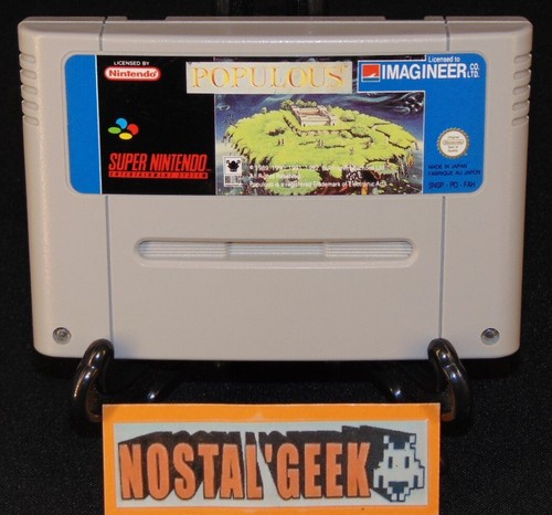 Populous / Super Nintendo SNES / Version Pal. FAH / Jeu en Loose | eBay