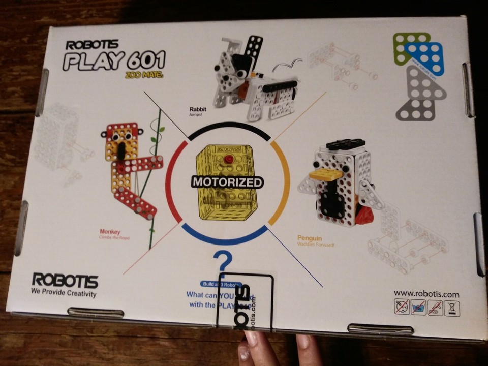 NEW SEALED Robotis Play 601 Zoo Mate Motorized Robotics Kit 3 in 1 creativity | eBay