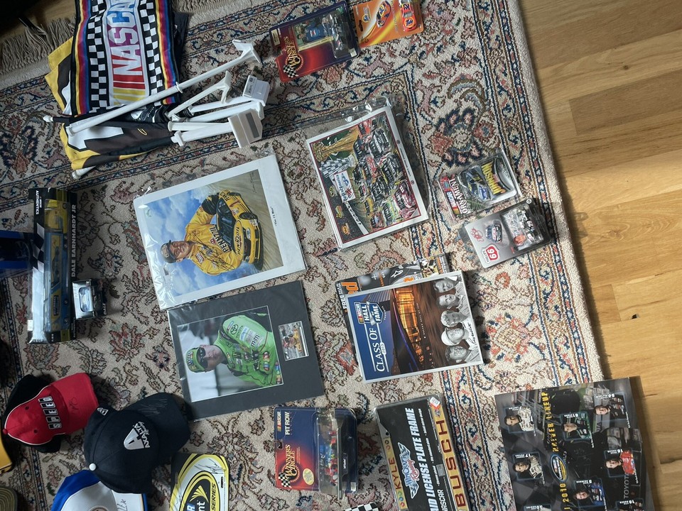 Massive NASCAR Memorabilia, **SIGNED** Hats and Posters | eBay
