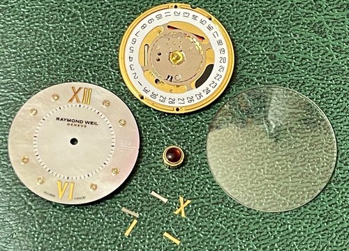 Raymond Weil Watch Dial Crystal Crown Movement. Diamond Dial. Original ...