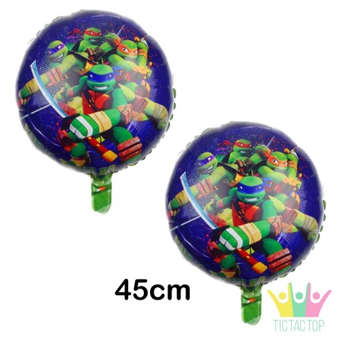 2x TMNT Teenage Mutant Ninja Turtles FOIL HELIUM Balloon Party. Lolly ...