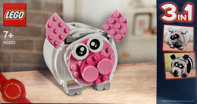 Lego 40251 Limited Edition 3 In 1 Piggy Bank or Sheep Bank or Panda ...