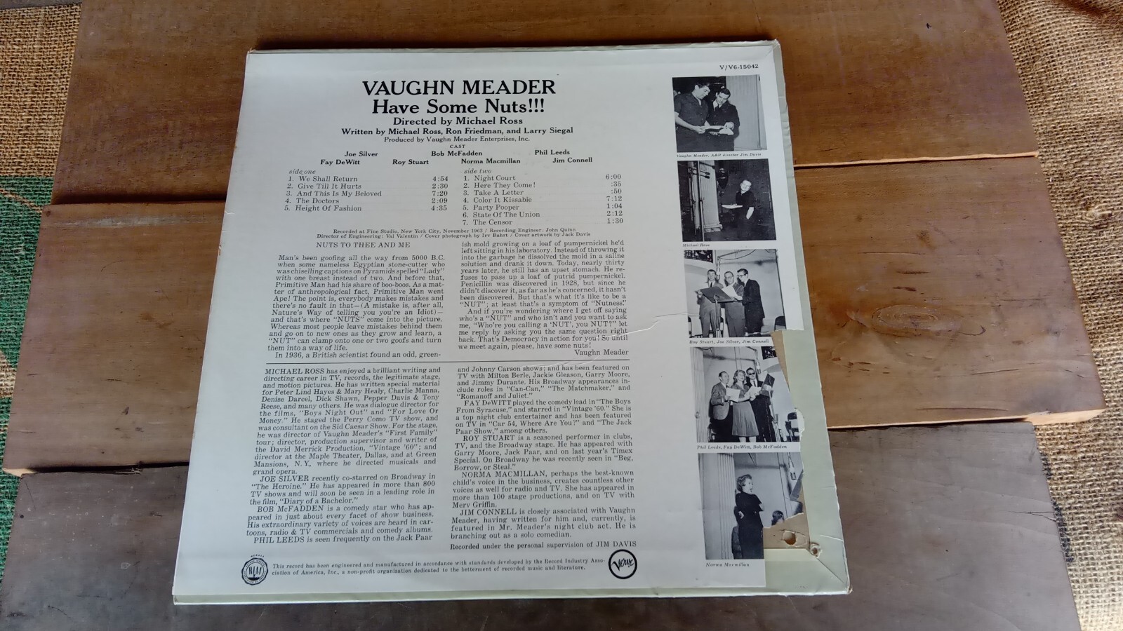 Vaughn Meader Have Some Nuts LP Record Album Vinyl | eBay