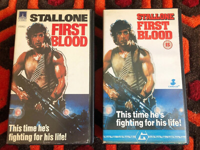 First Blood - Original Films - Pre Cert VHS VIDEO RARE - PAL - 2 x ...