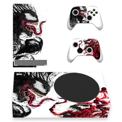 Xbox Series S Console Controller Sticker Decal Skins Decal Venom Alien ...