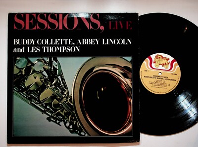 1976 Buddy Collette Les Thompson Abbey Lincoln Sessions Live Vinyl LP ...