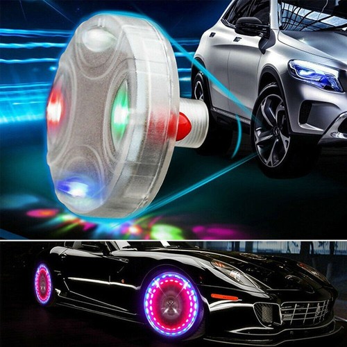 Car Wheel Light Solar LED Flash Tire Tyre Valve Cap Lamp Decoration ...