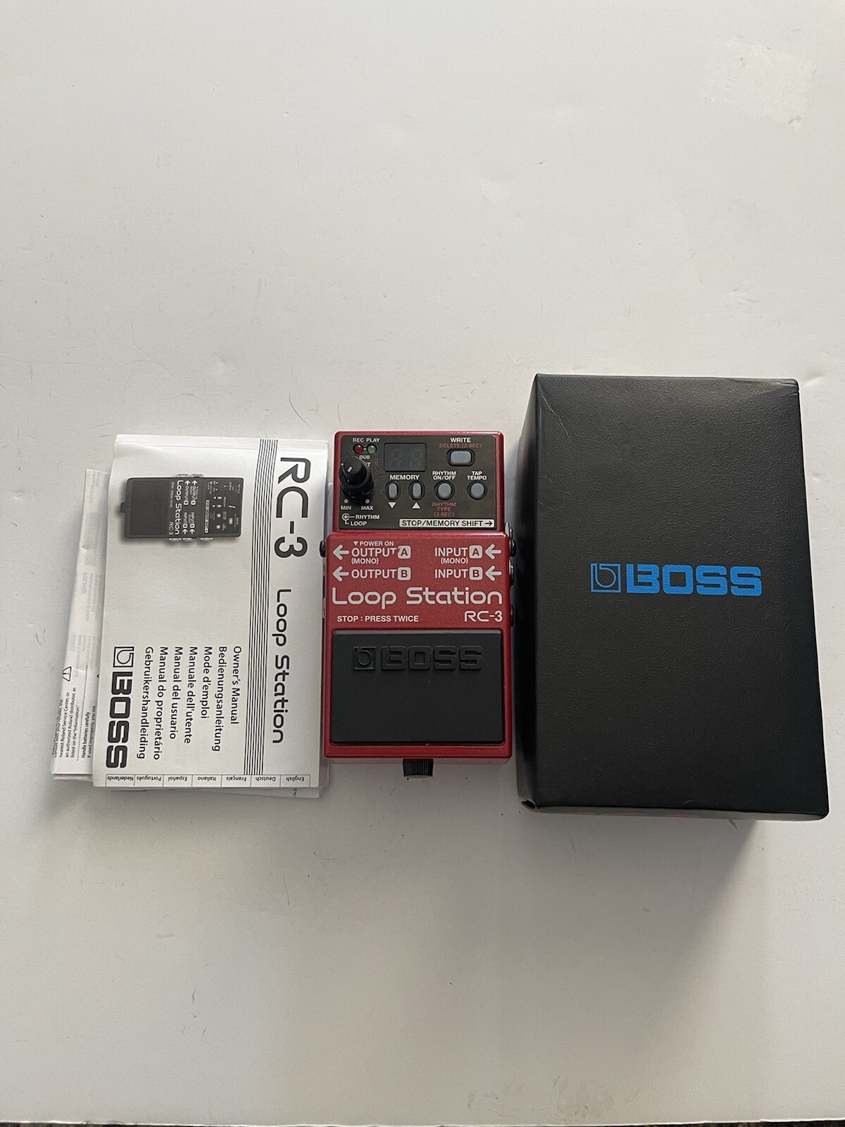 Boss Roland RC-3 Loop Station Phrase Recorder Sampler Guitar Effect ...