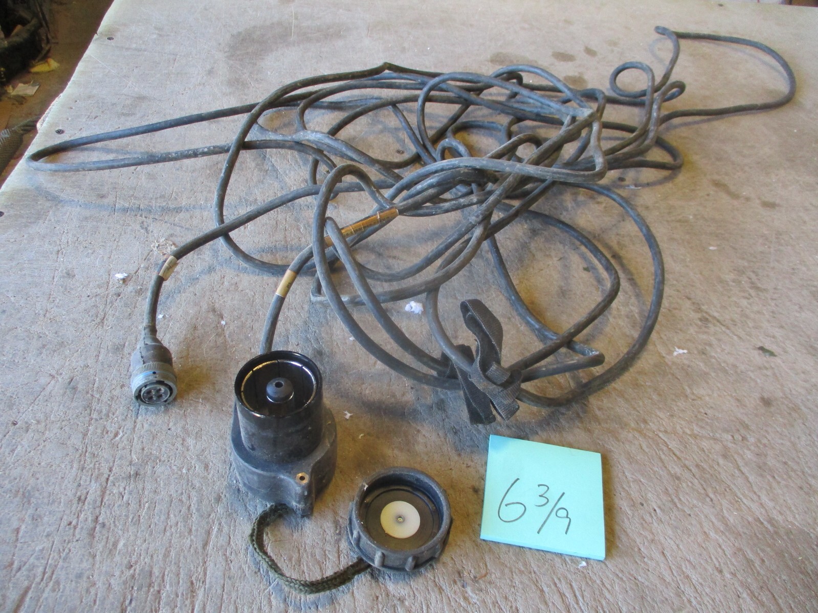 Used Accessory Cable & Slave Plug for 24v Power, Military Vehicle Part ...