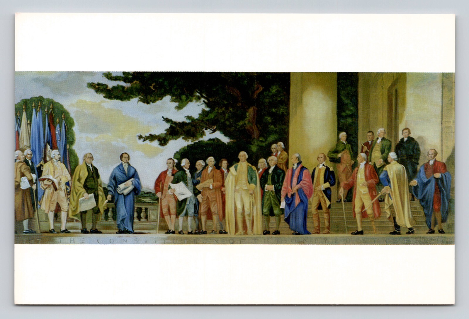 Postcard The Constitution By Artist Barry Faulkner | eBay