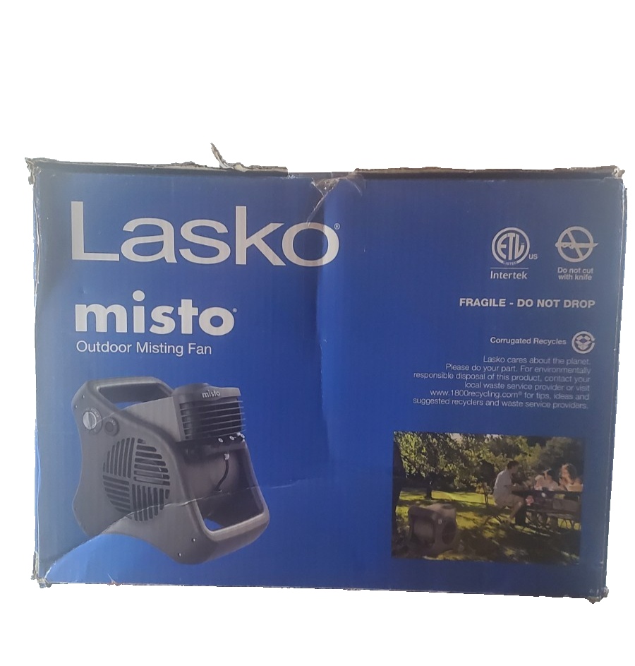 Lasko Blower Fans 15" Misto Outdoor Misting Fan W/Pivot Feature+3 ...