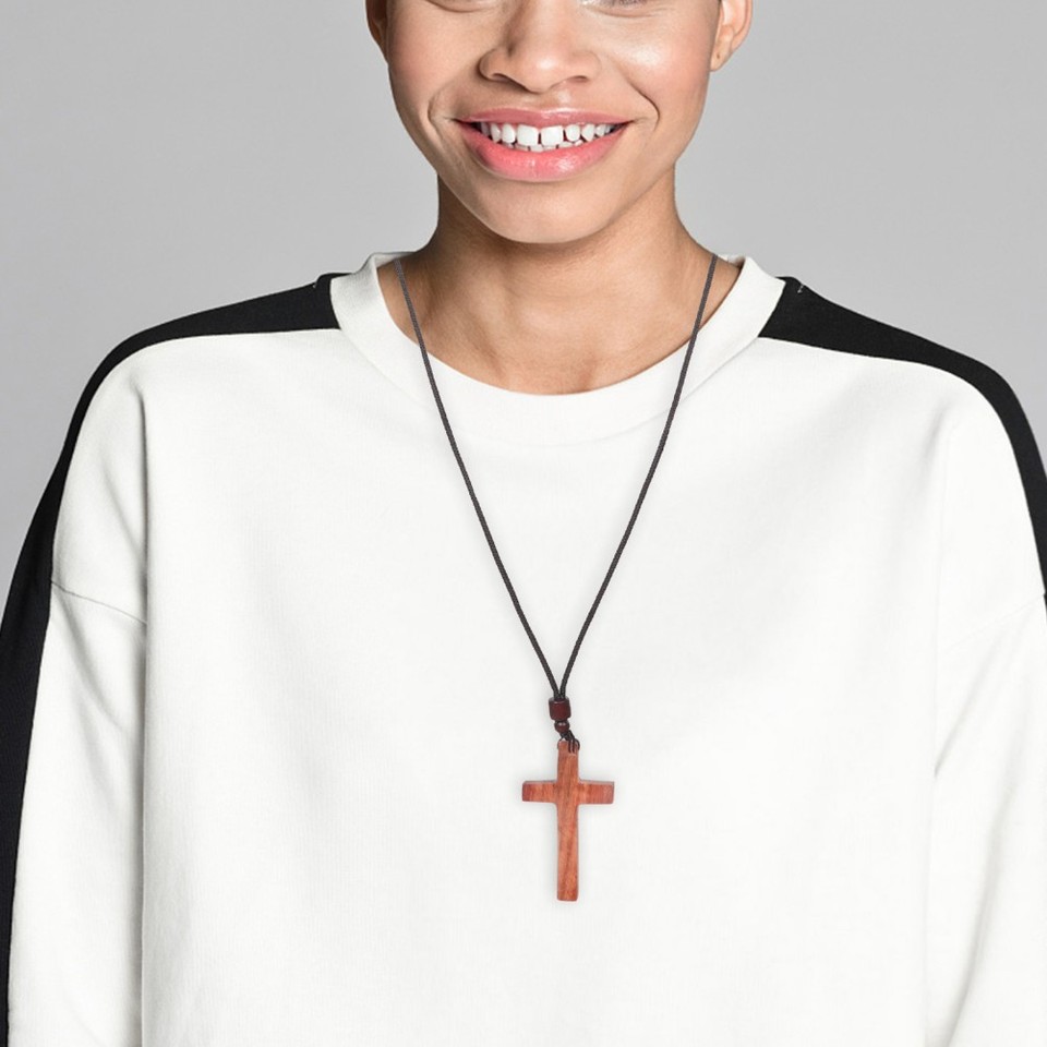 Cross Pendant for Men Church Christian Necklace Bible Verse Jewelry ...