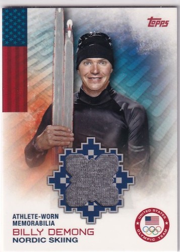 Billy Demong 2014 Topps U.S. Olympic #OR-BD Relics USA | eBay