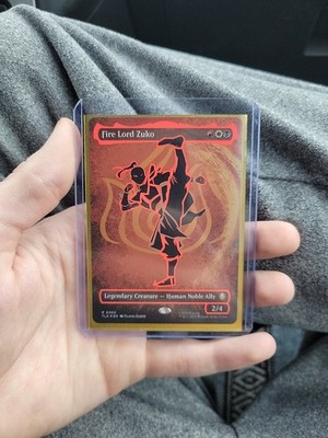 Fire Lord Zuko (Borderless) (Neon Ink Foil) - Avatar: The Last Airbender (MTG) | eBay Australia