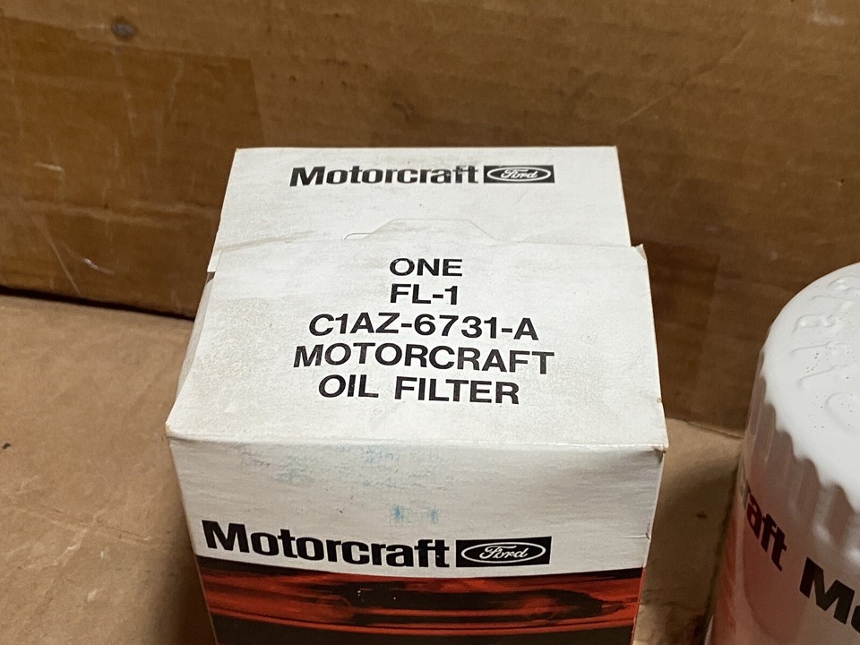 Ford C1AZ-6731-A Motorcraft FL-1 Embossed Top Oil Filter -- NOS OEM | eBay