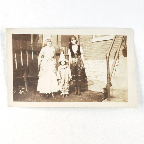 Victorian Cosplay Halloween Girls Photo c1915 St Louis Missouri ...