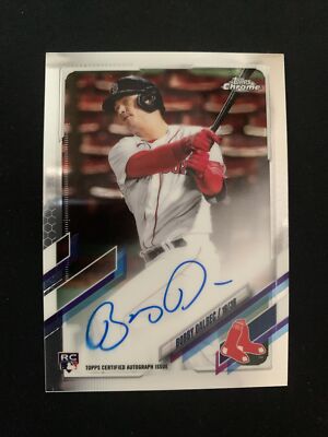 2021 Topps Chrome Bobby Dalbec Rookie Autograph Boston Red Sox | eBay