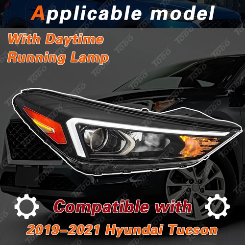 2019-2021 Hyundai Tucson Halogen Headlight For Hyundai Right Side 92102 ...