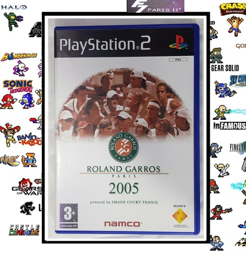 ROLAND GARROS PARIS 2005 smash court tennis SONY PS2 PROMO DISC TBE PAL ...