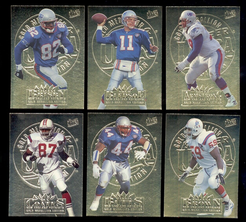 1995 Ultra Gold Medallion New England Patriots Set DREW BLEDSOE TY LAW ...