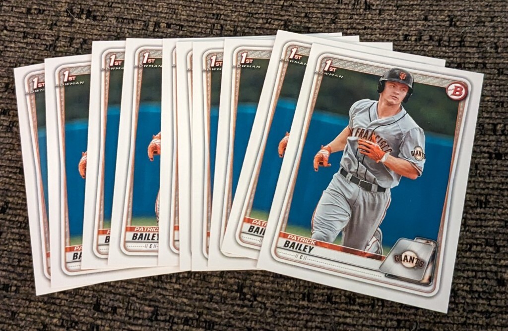 (10) PATRICK BAILEY 2020 Bowman Draft Rookie, Giants | eBay