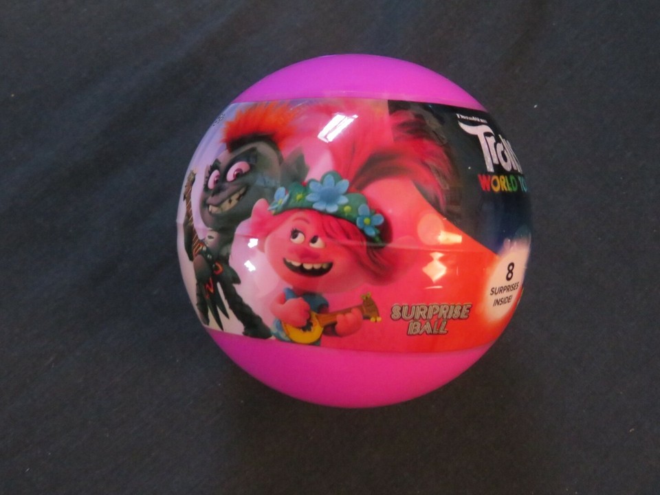 (2) Trolls World Tour Surprise Ball 8 Surprises Inside Temporary ...