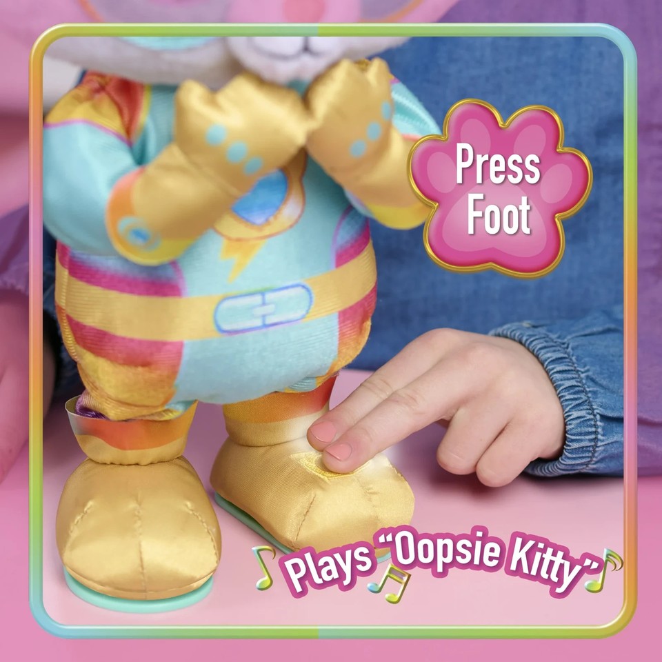 NEW!!! Disney Jr. SuperKitties Oopsie Kitty 13-inch Dancing Bitsy Plush ...