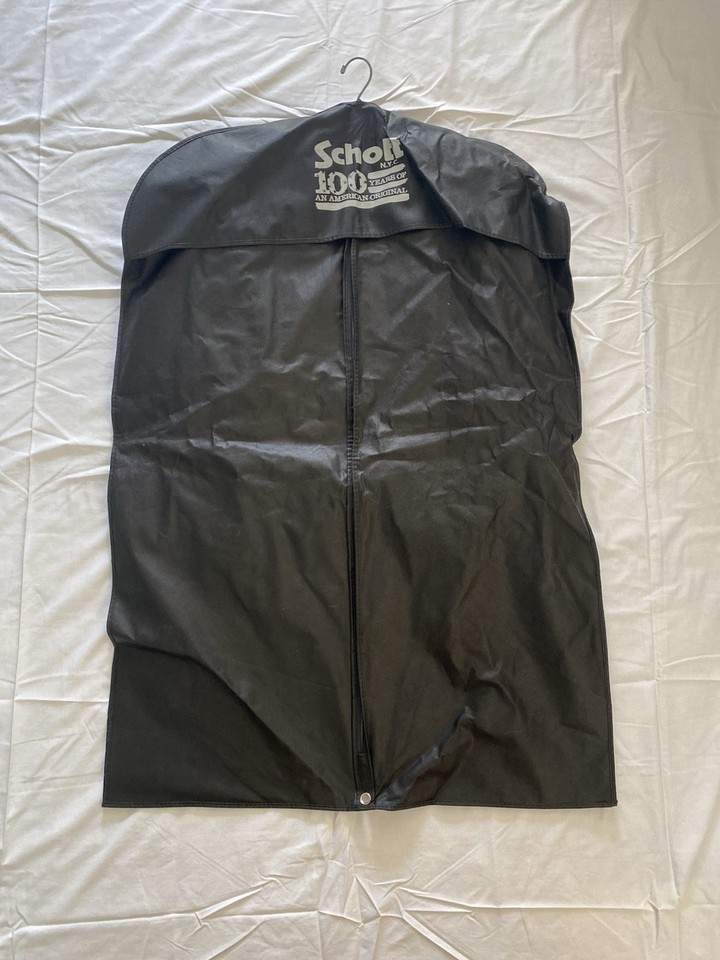 Schott Perfecto P213 "Raven" - Black Lambskin Leather Jacket - Size ...