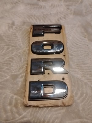 Vintage Ford Emblem, OEM Emblem. original chrome f | eBay