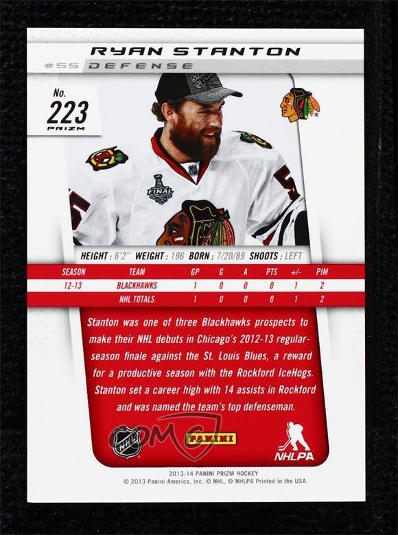 2013-14 Panini Prizm Gold Prizm /10 Ryan Stanton #223 Rookie RC | eBay