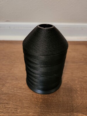 6 Black Polyester Bonded Thread #207, Tex-210, 16OZ / 1LB spool x 6 | eBay