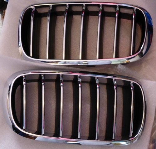 BMW OEM F15 F85 X5 F16 F86 X6 Pure Excellence Chrome Front Grille Brand ...