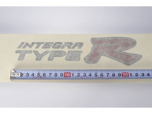 HONDA INTEGRA TYPE-R DC5 Genuine Rear Side Fender Decal Sticker Silver ...