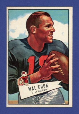 1952 Bowman Large Mal Cook #87 EX MT | eBay