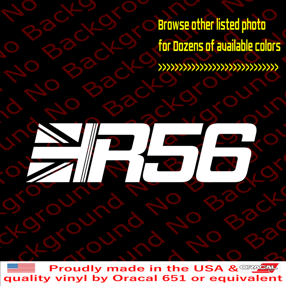Union Jack Vinyl Decal Die Cut Sticker for Mini Cooper F55 F56 F60 R53 ...