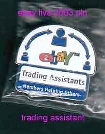 eBay Live 2003 Trading Assistants Pin SEALED Members Helping Others | eBay
