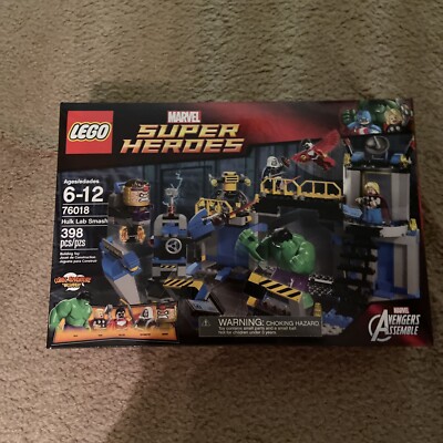 Lego 76018 Marvel Superheroes Avengers Assemble Hulk Lab Smash New ...