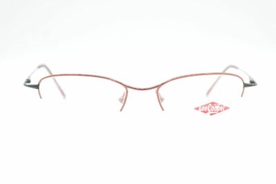 Lee Cooper LC 6131 003 Black Red half Rim Glasses Frames Eyeglasses New ...