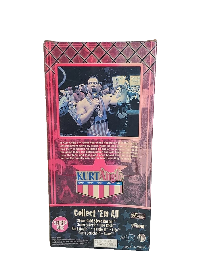 2001 Kurt Angle Rumble Heads Bobbleheads WWF WWE Series 1 Collectors ...