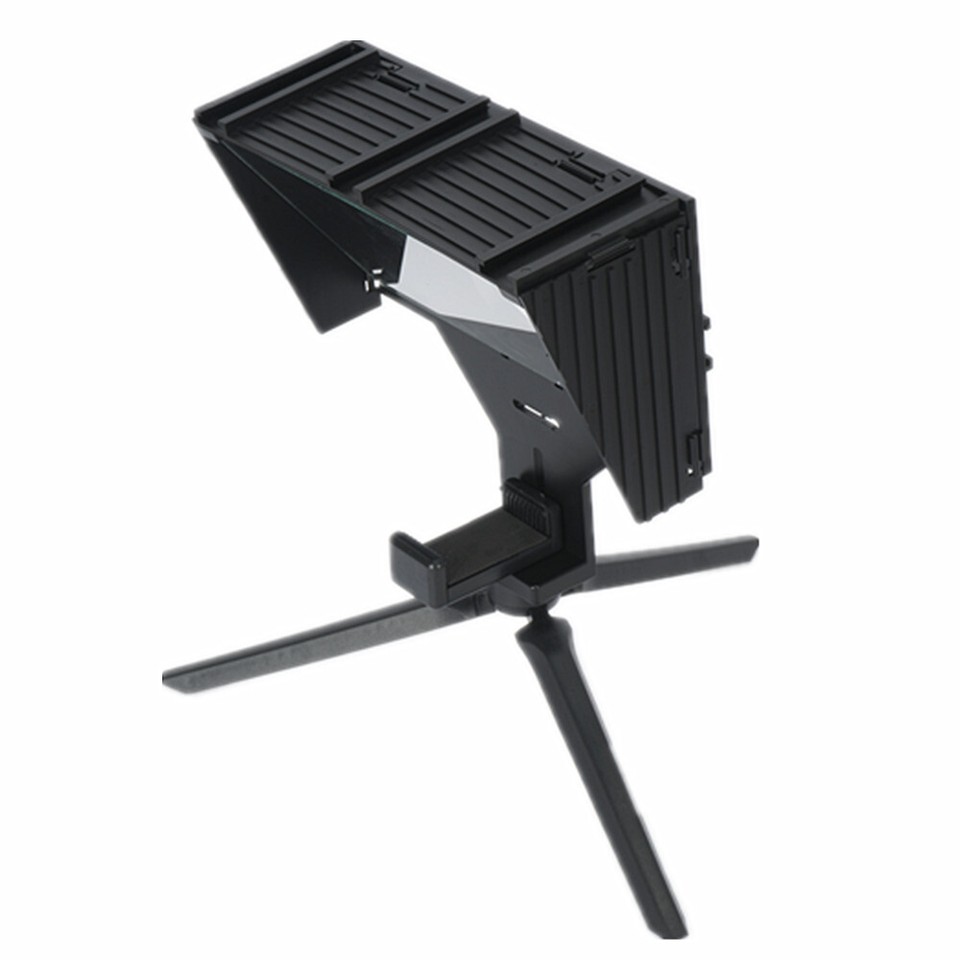 Teleprompter Metal Prompter Kit for DSLR Camera Camcorder Phone + RC ...