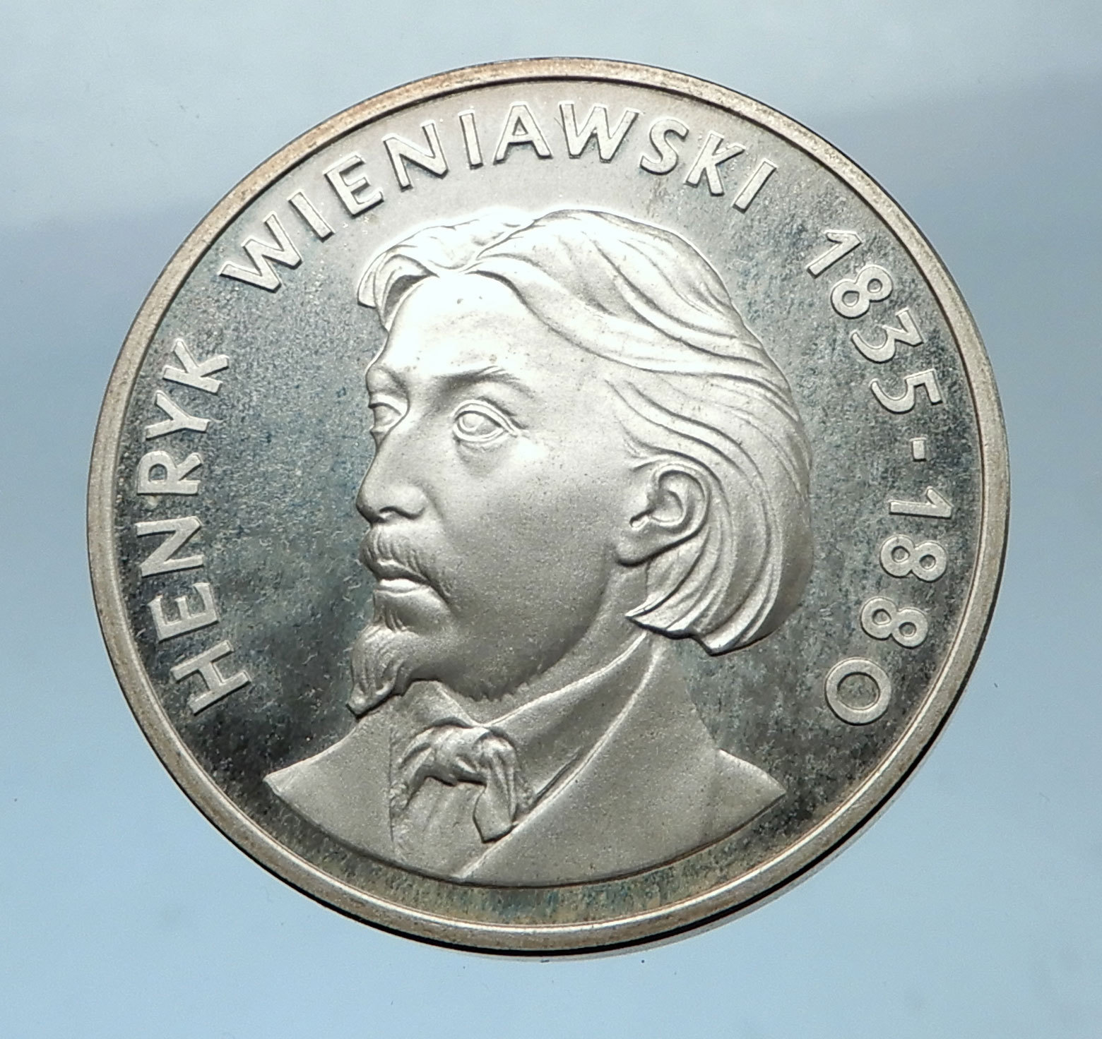 1979 POLAND Proof Silver Coin with POLISH Violinist Henryk Wieniawski ...