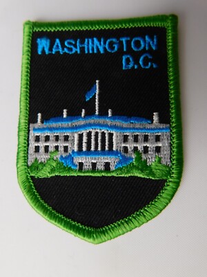 WASHINGTON DC WHITE HOUSE VINTAGE PATCH HAT BADGE TRAVEL SOUVENIR | eBay