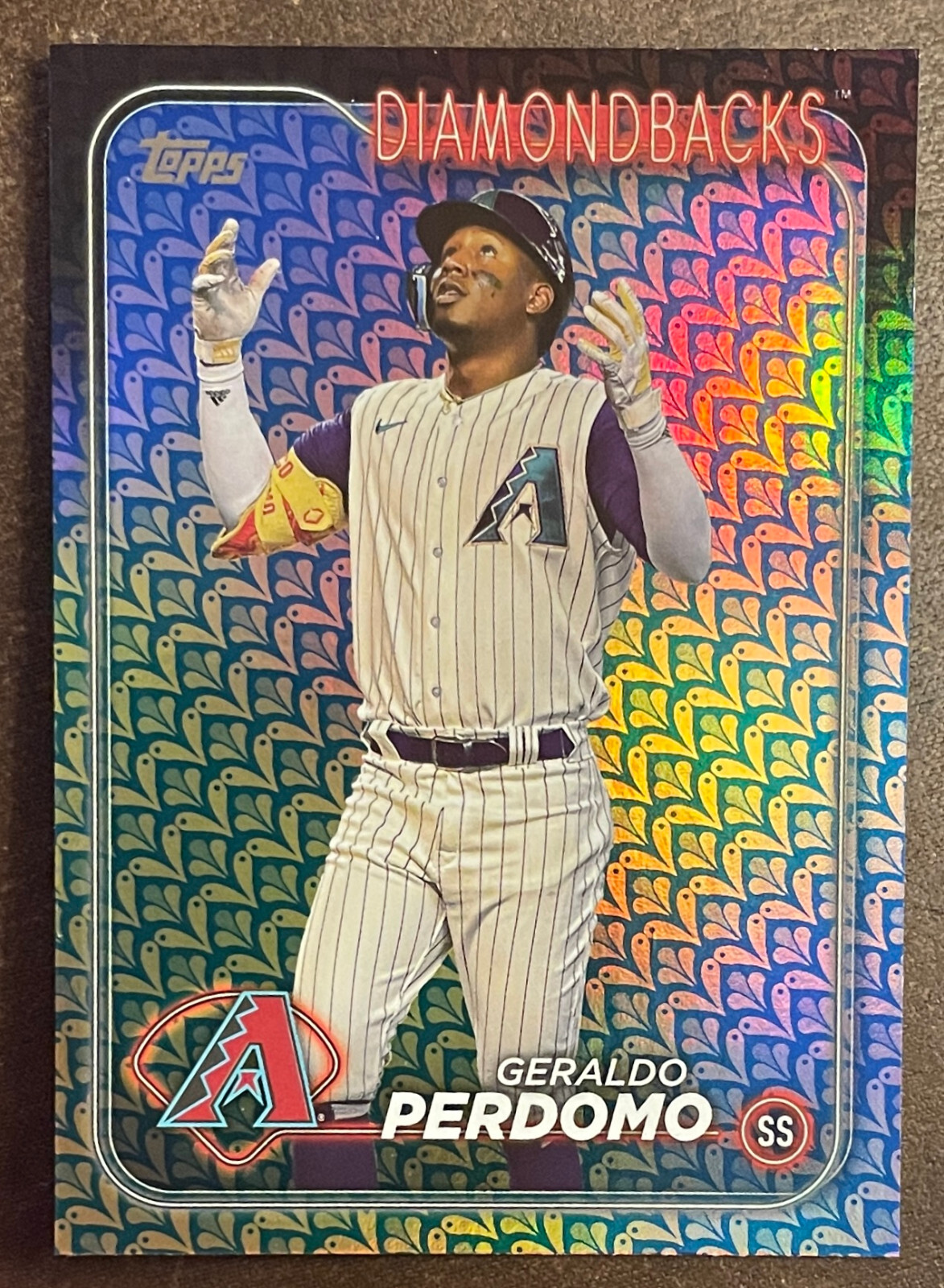 2024 Topps Series 1 #41 Geraldo Perdomo Arizona Diamondbacks Holiday ...