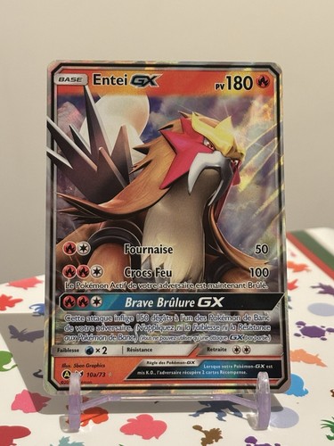Carte Pokémon Entei GX 10a/73 Alternative Neuf Fr | eBay