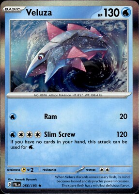 Veluza - Holo Rare - Paldea Evolved 056/193 - MINT - Pokemon | eBay UK