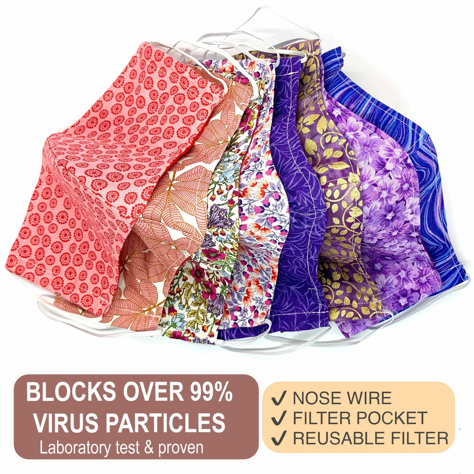 Natural Circle Face Mask | eBay