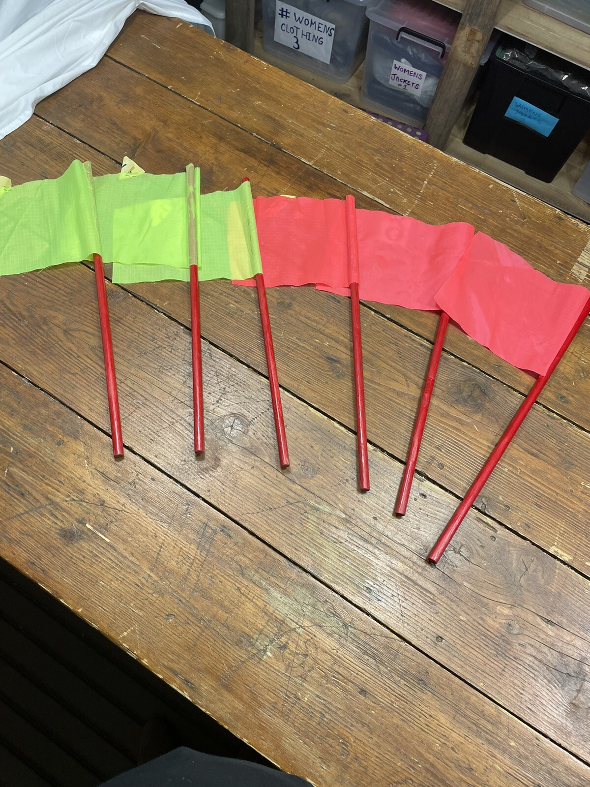 wooden ski flags skiing sports flags x 6 FAST POST | eBay